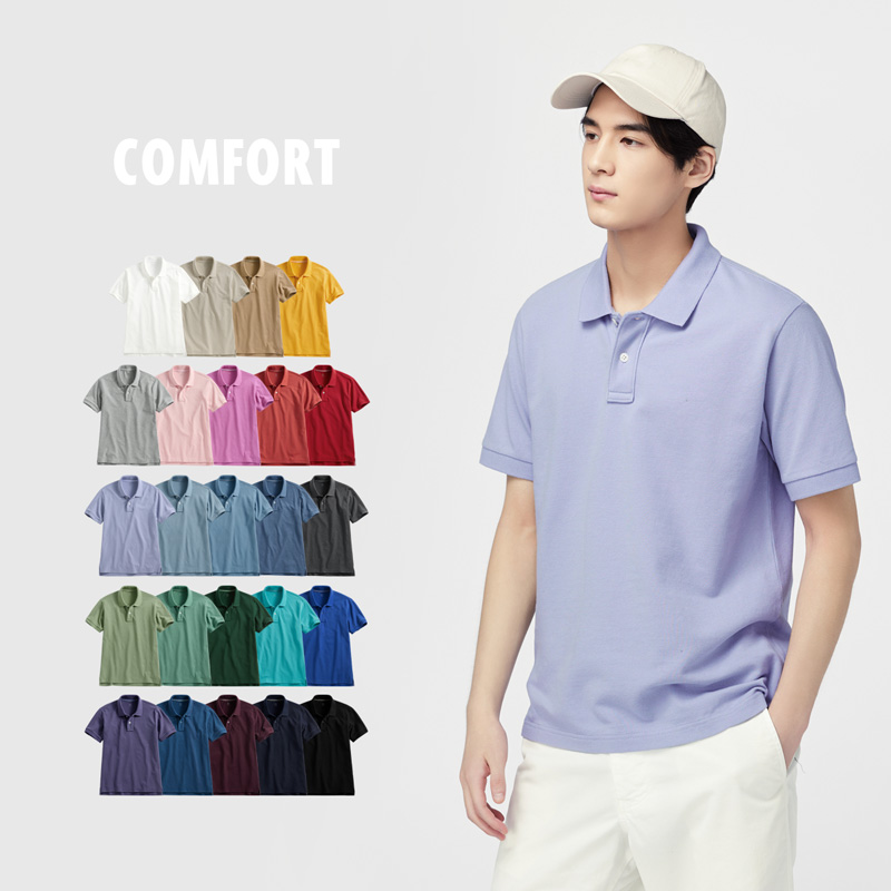 純棉網眼polo衫-男 - lativ 米格國際