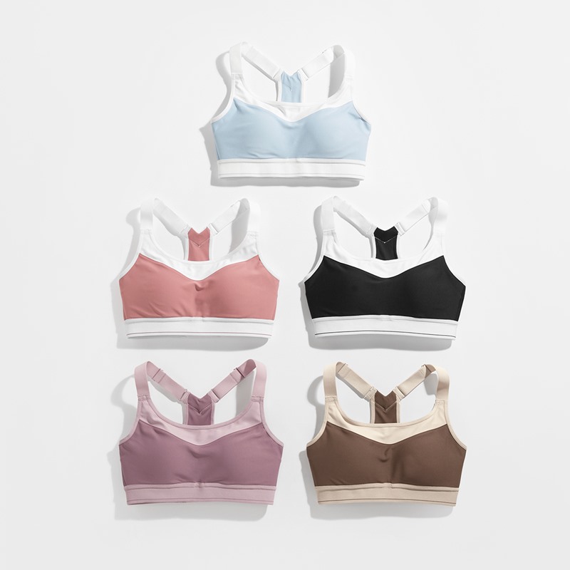 高度支撐背扣式配色Bra-女 - lativ 米格國際