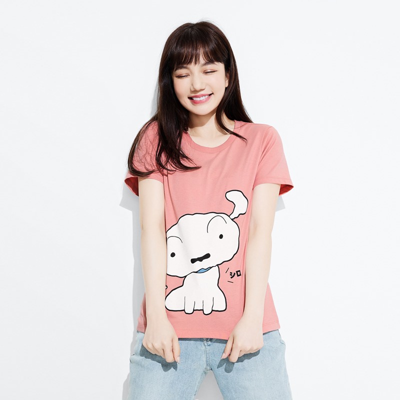 蠟筆小新印花T恤-06-女 - lativ 米格國際