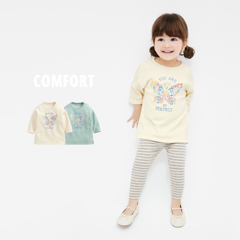 毛絨印花長版上衣-02-Baby - lativ 米格國際