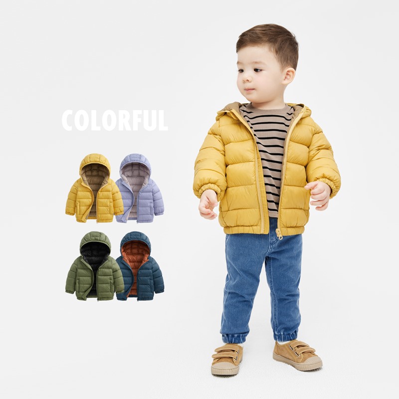 鋪棉連帽外套-Baby - lativ 米格國際