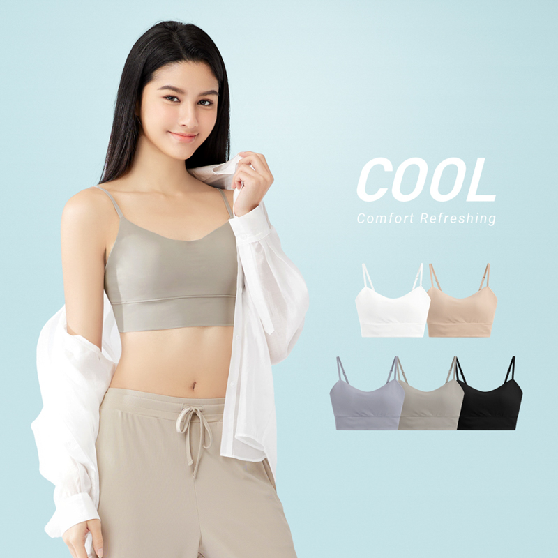 輕涼Bra短版細肩帶-女 - lativ 米格國際