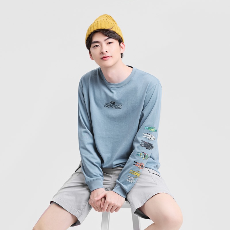 STAR WARS系列寬版長袖印花T恤-09-男 - lativ 米格國際