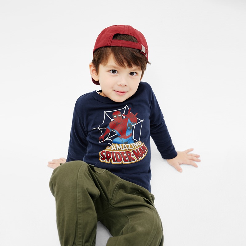 漫威系列長袖印花T恤-07-童 - lativ 米格國際