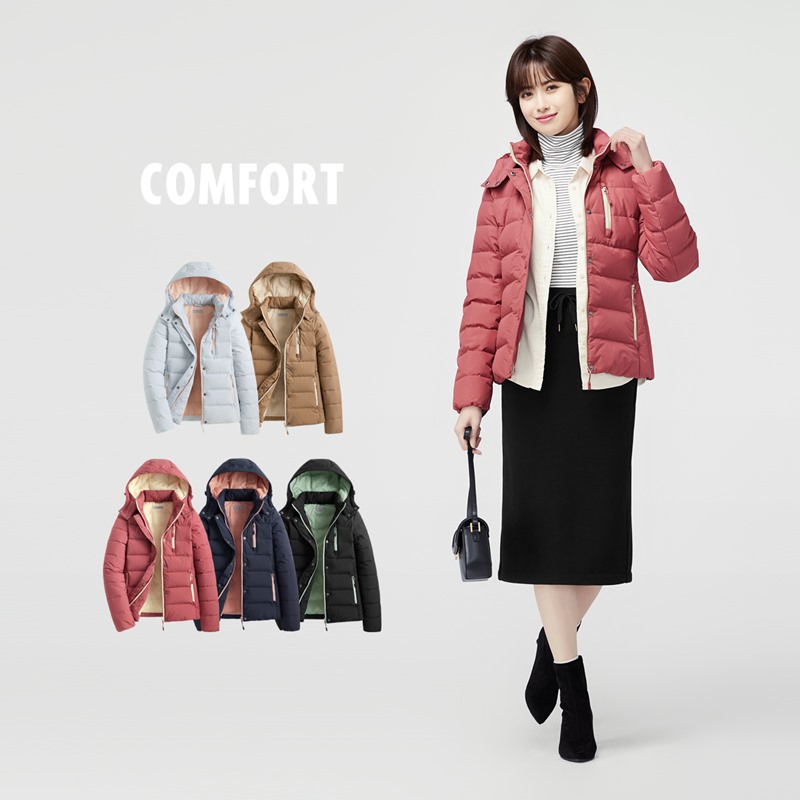 極暖羽絨防水外套-女 - lativ 米格國際