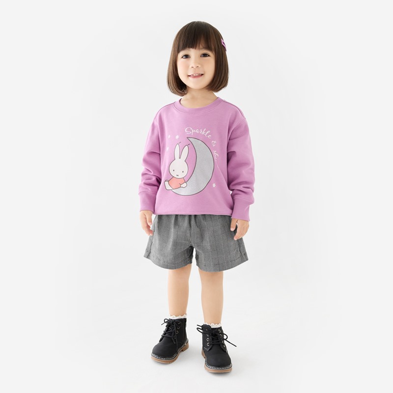 Miffy毛圈印花圓領衫-06-童 - lativ 米格國際