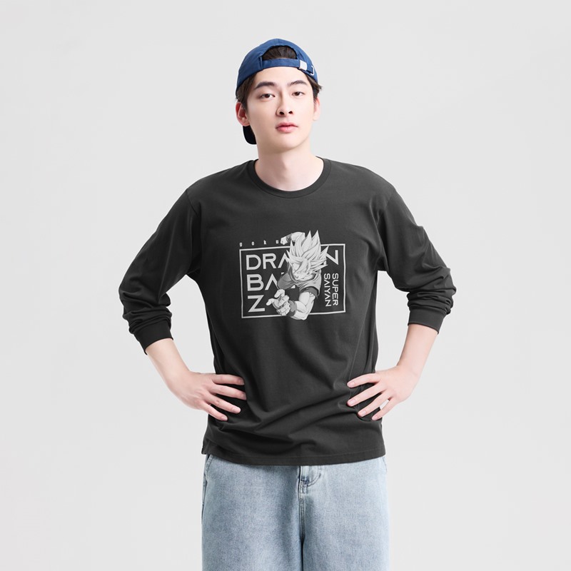 七龍珠Z長袖印花T恤-02-男 - lativ 米格國際