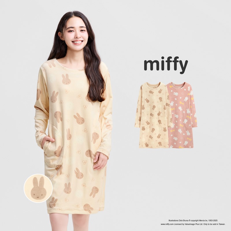 Miffy and Friends絲絨家居洋裝-女 - lativ 米格國際