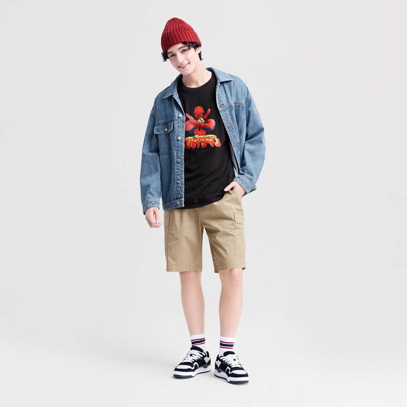 漫威系列長袖印花T恤-02-男 - lativ 米格國際