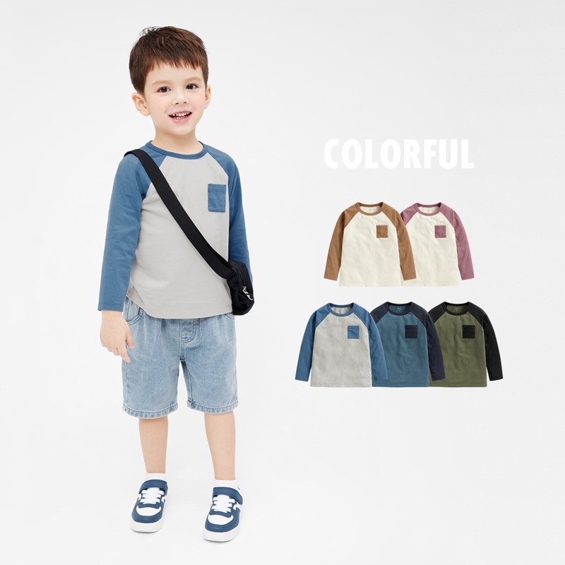 純棉拉克蘭長袖T恤-童 - lativ 米格國際