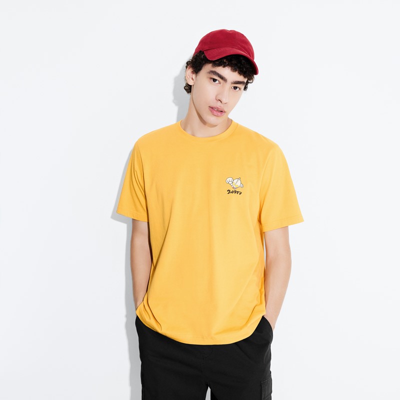 超人力霸王印花T恤-01-男 - lativ 米格國際