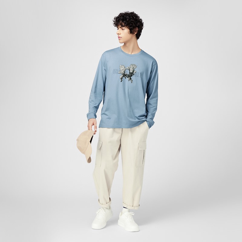 七龍珠Z長袖印花T恤-02-男 - lativ 米格國際