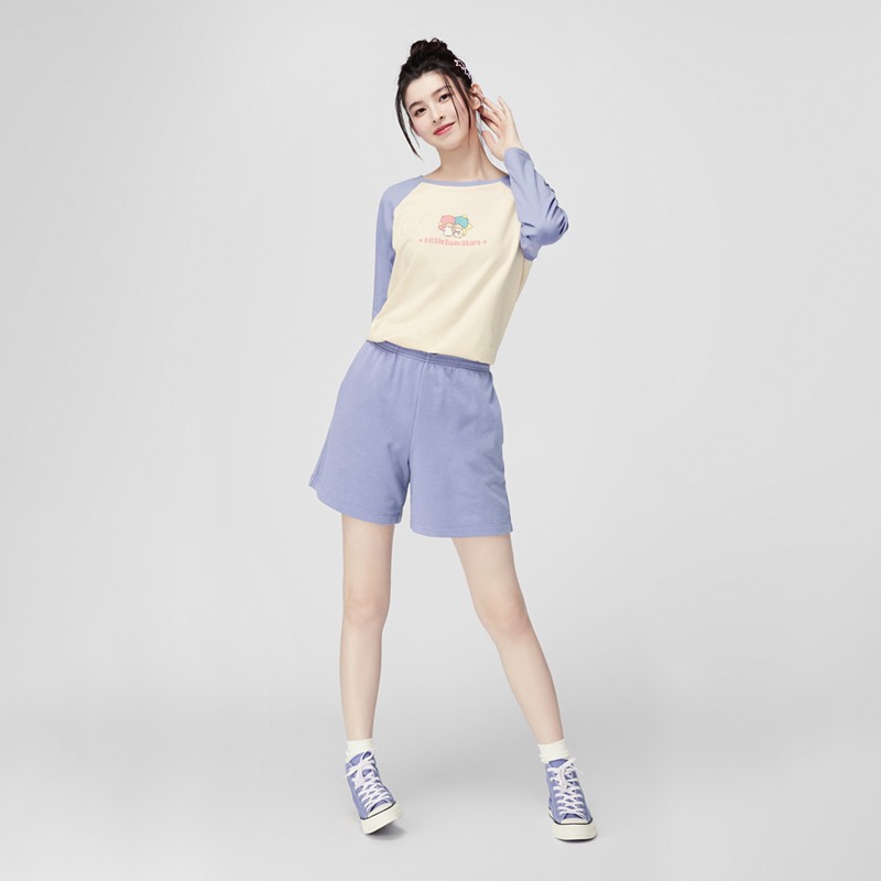 三麗鷗拉克蘭長袖印花T恤-04-女 - lativ 米格國際