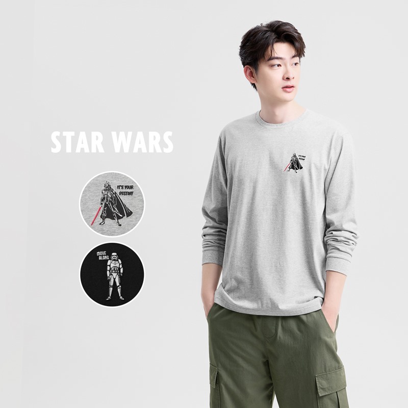 STAR WARS系列長袖電繡T恤-02-男 - lativ 米格國際