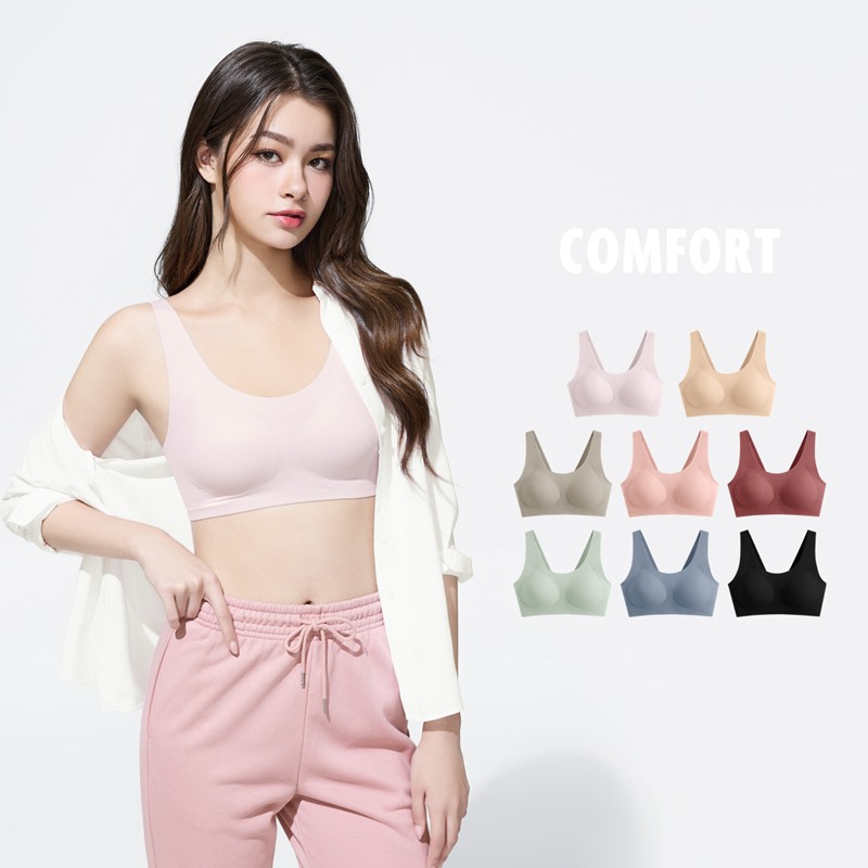 無痕舒適Bra背心-女 - lativ 米格國際