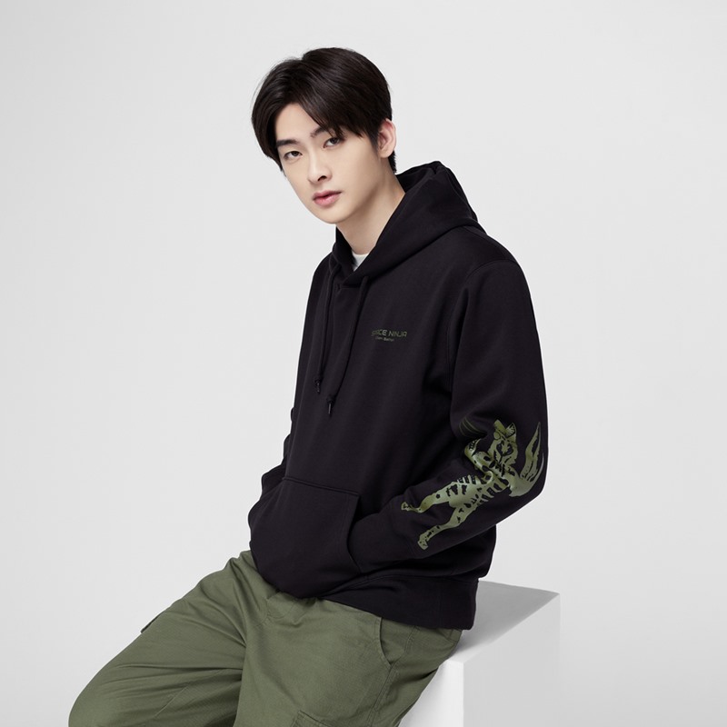 超人力霸王刷毛印花連帽衫-04-男 - lativ 米格國際