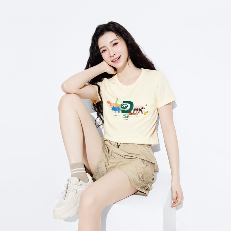 Discovery印花T恤-01-女 - lativ 米格國際