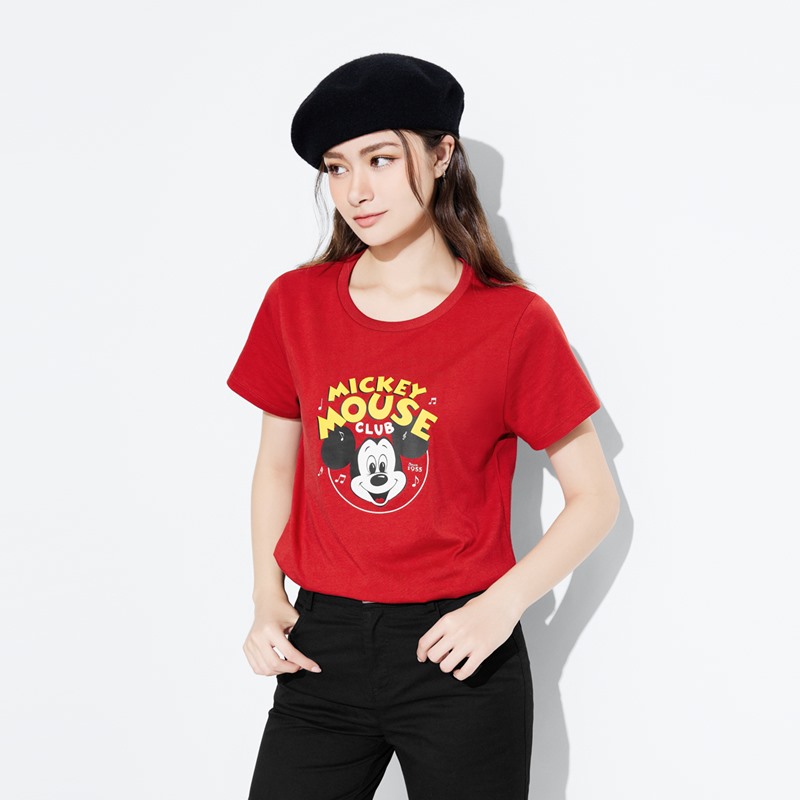 迪士尼系列印花T恤-28-女 - lativ 米格國際
